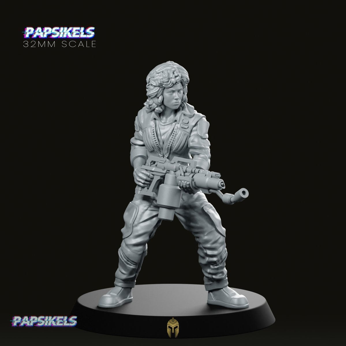 Aliens Lannie Misalouche – Flamethrower Specialist Sci-Fi Miniature ...