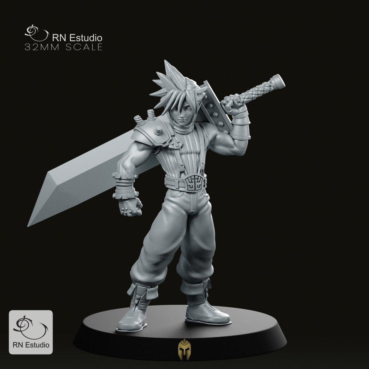 Fantasy Claude JRPG Miniature – Powerful Warrior for Tabletop Games ...
