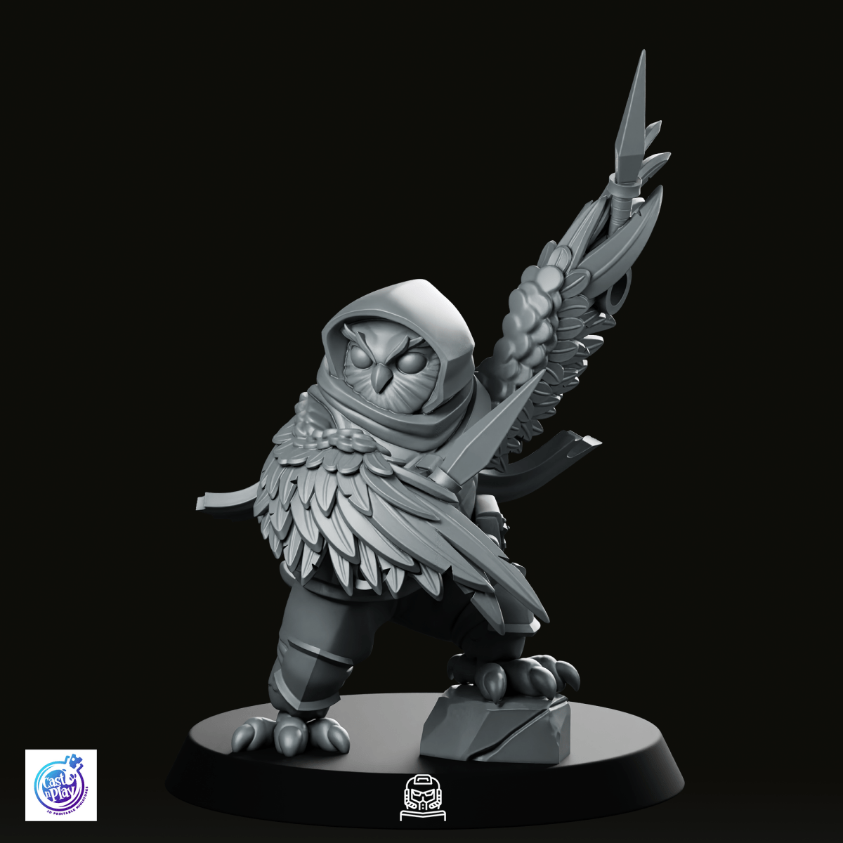 Owlfolk Rogue Miniature – We Print Miniatures