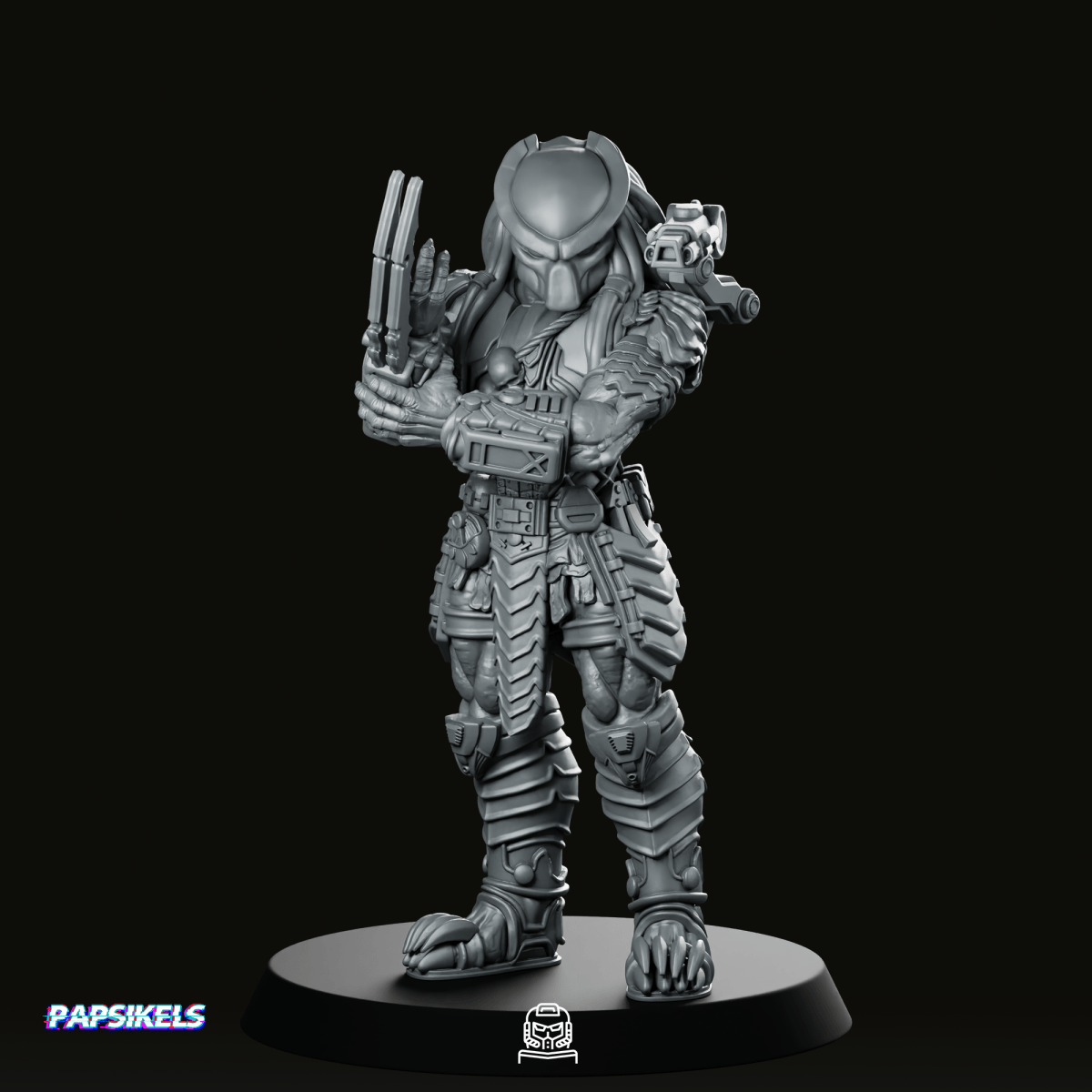 Scar Skull Hunter Miniature – We Print Miniatures