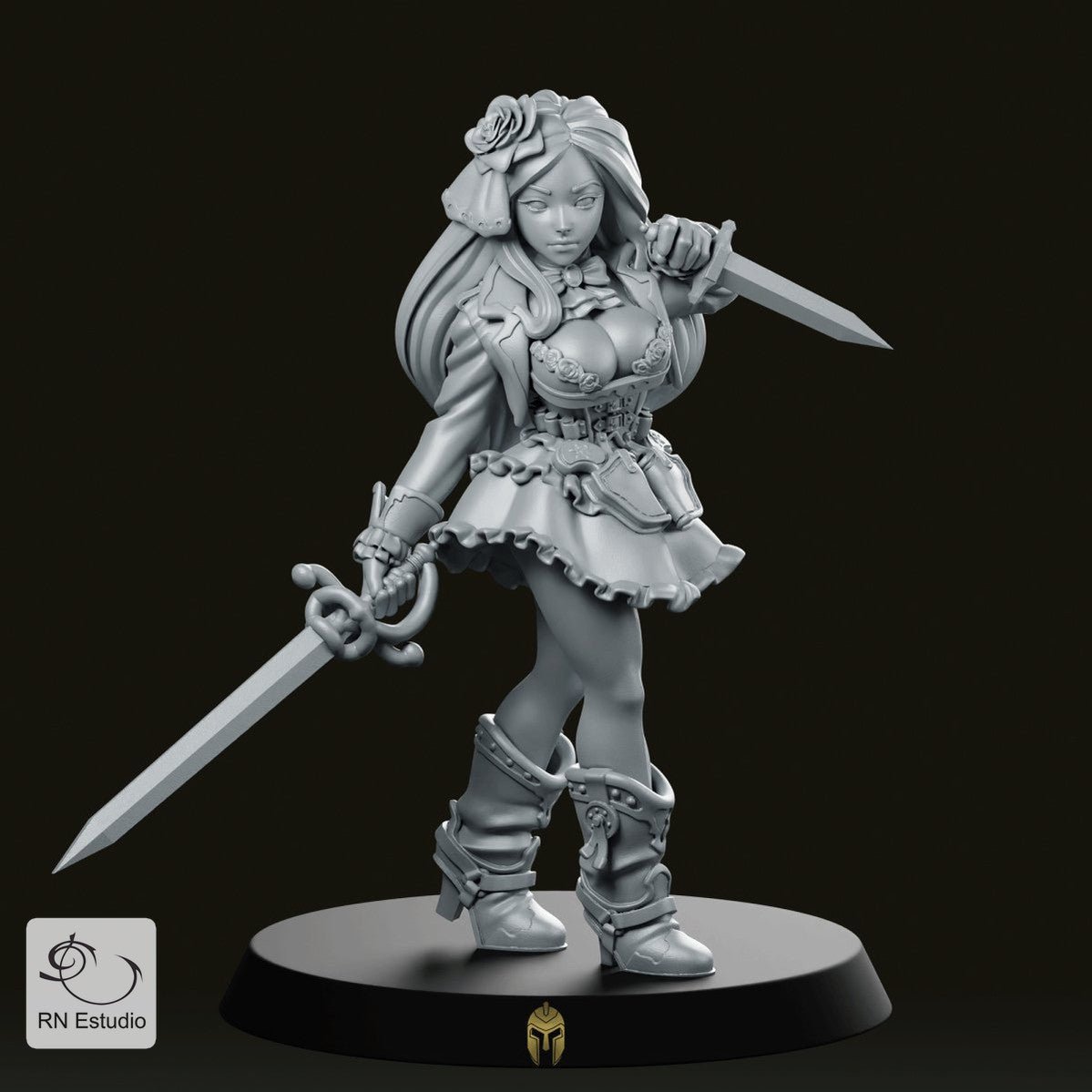 The Violeta – Fantasy Assassin Miniature for Dungeons and Dragons and ...