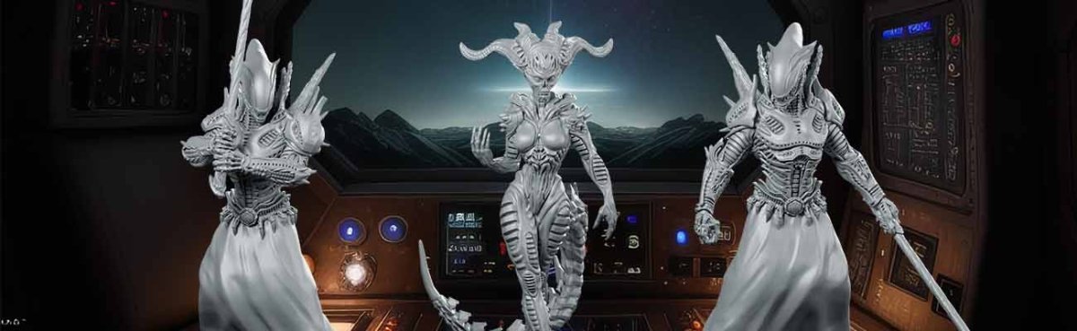 Unveiling the Spectacular Xenosith and Xeno Temptress 32mm Miniatures ...