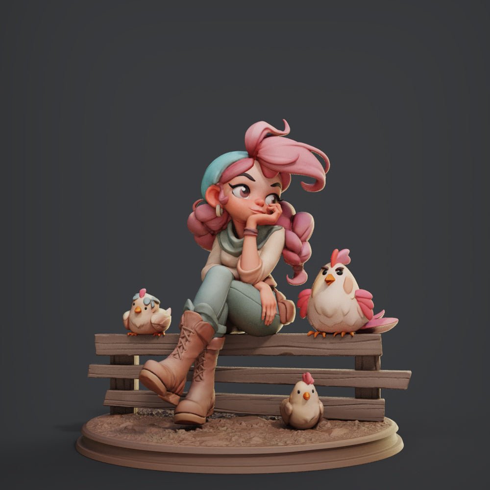 Cute Female Miniatures – We Print Miniatures