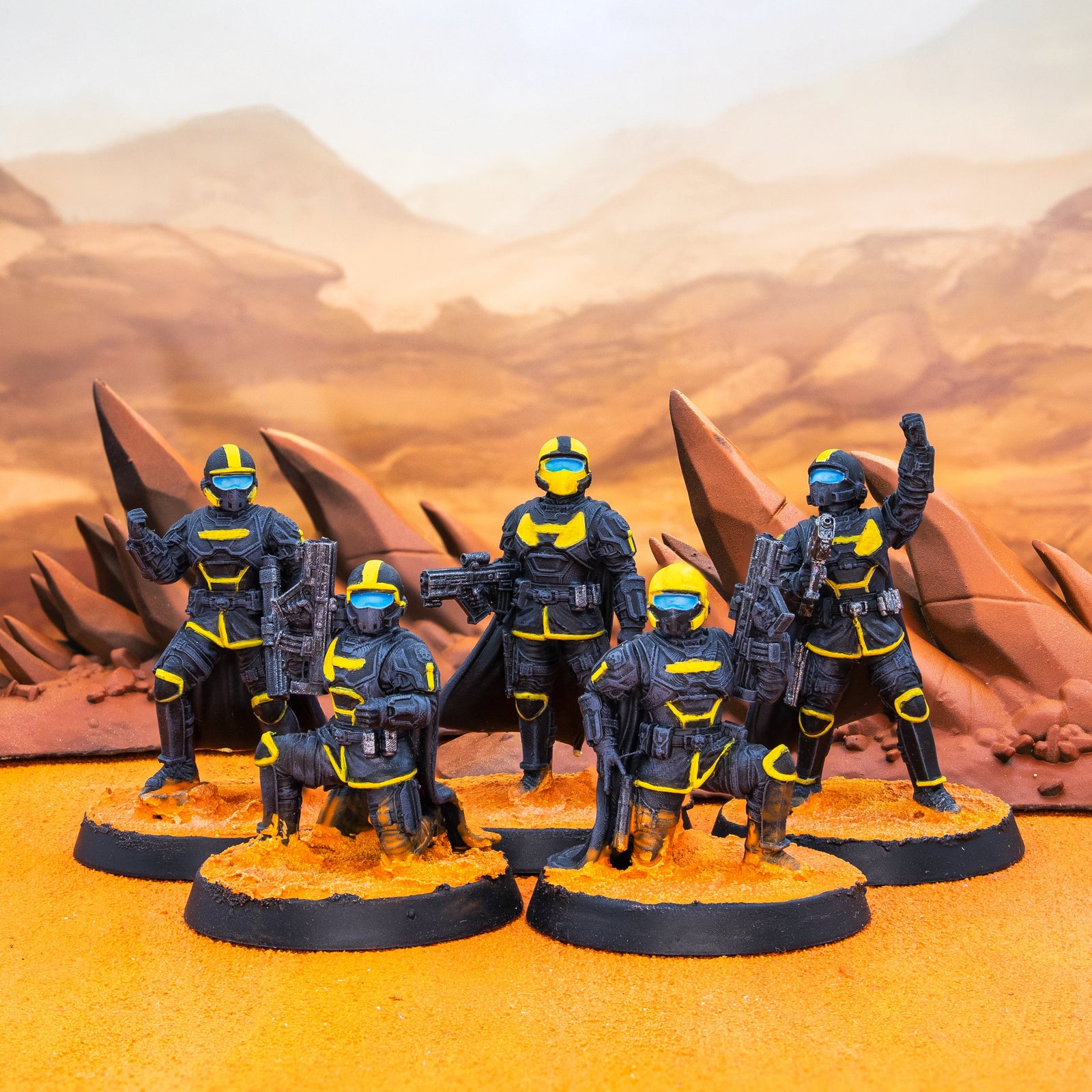Helljumper Miniatures - inspired by the Helldivers game - We Print ...