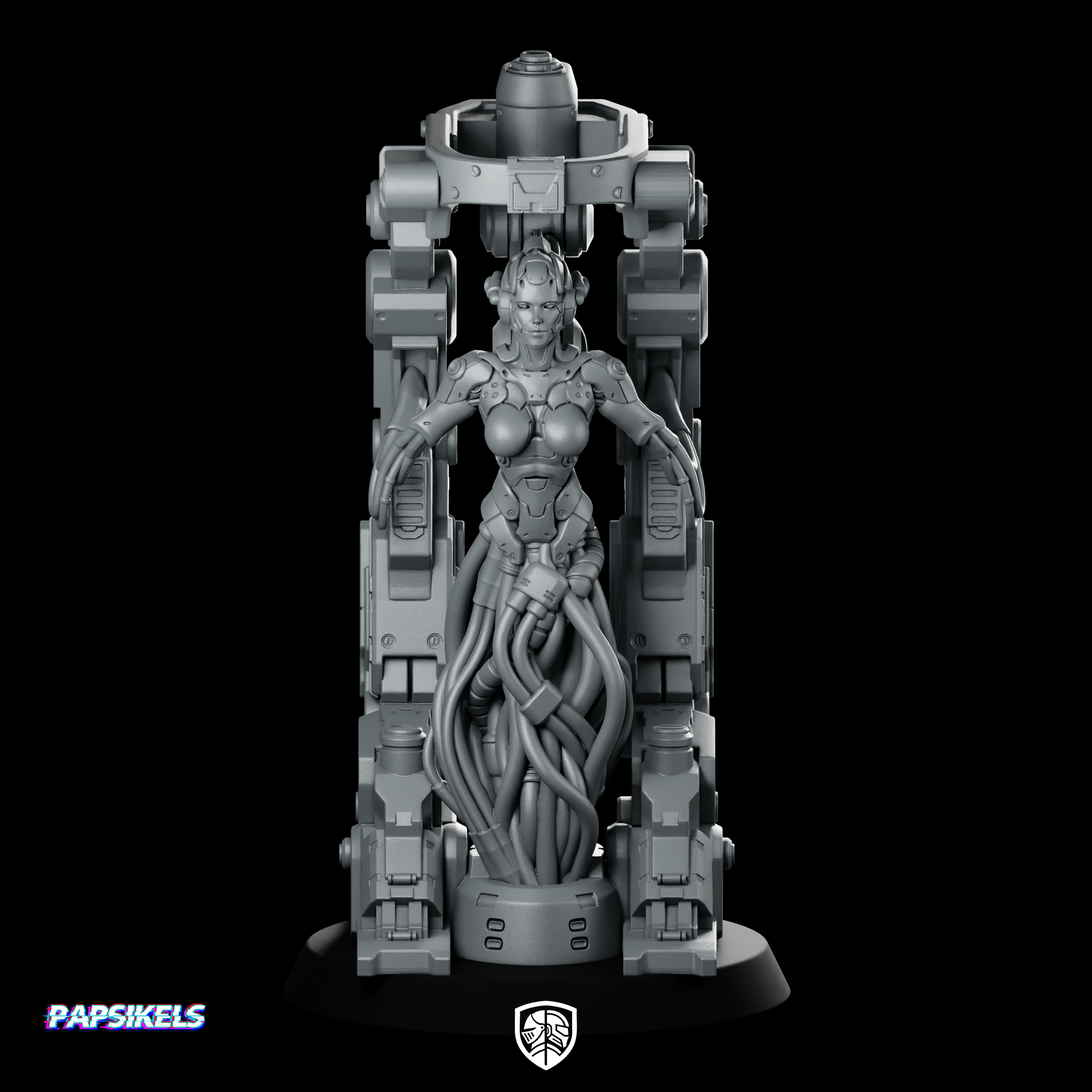 Asura Prime Cyberpunk Sci-Fi Resin Hero | We Print Miniatures