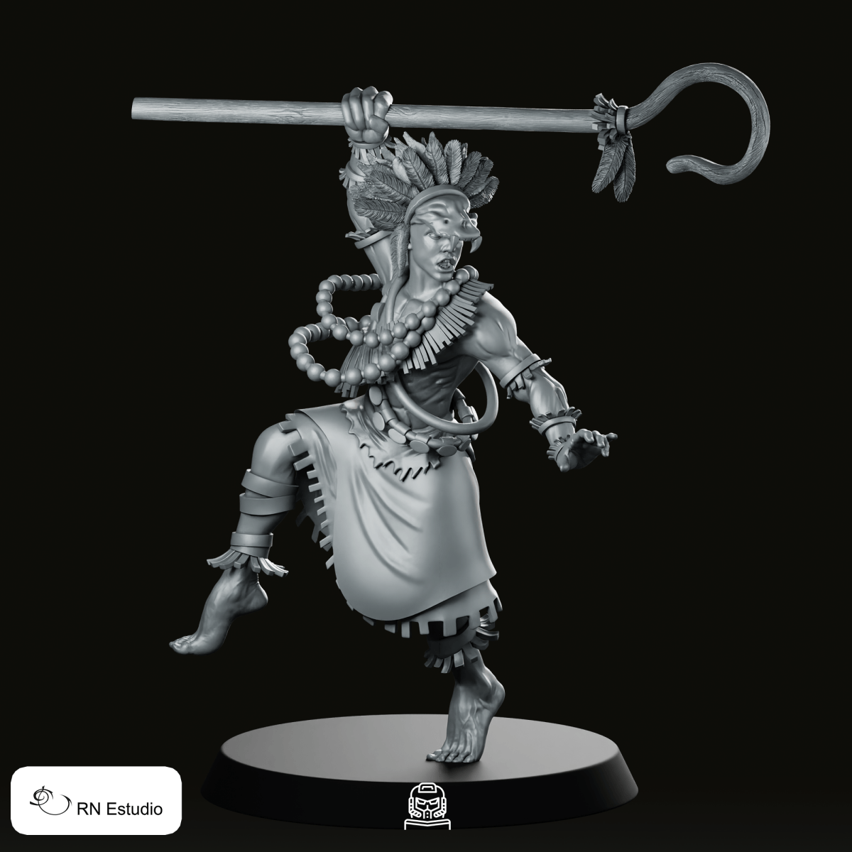 Bhekizizwe Mthembu Mayan Miniature Fantasy by RN Estudio – We Print ...