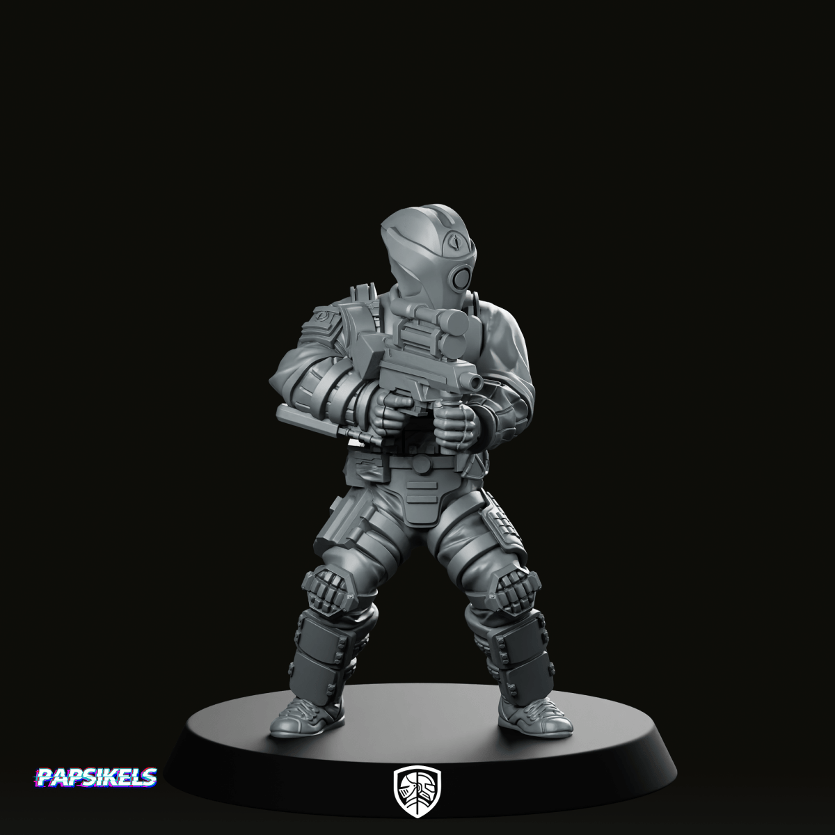 Cobra Alley Viper Trooper 5 Miniature Armoured Sci-Fi - We Print Miniatures