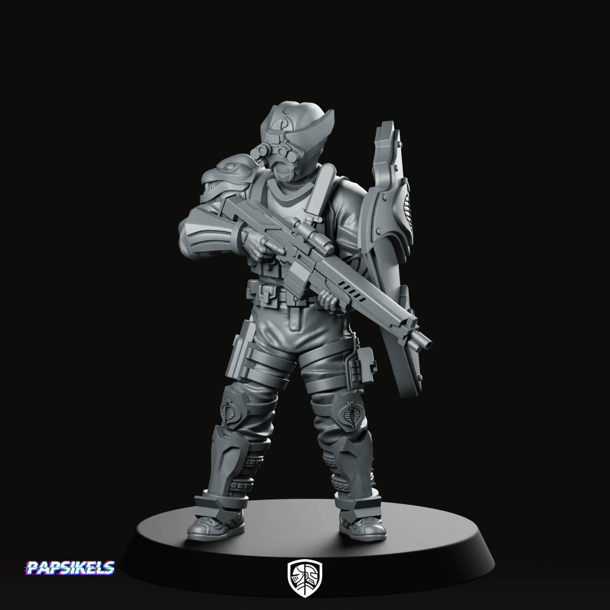 Cobra Alley Viper Trooper 9 Miniature Elite Sci-Fi - We Print Miniatures