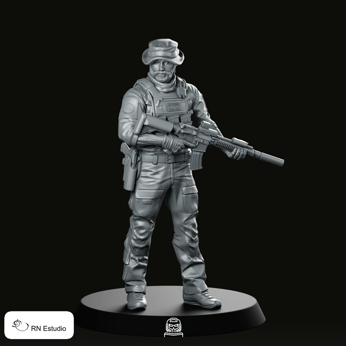 COD Captain Price Warzone Miniature Science Fiction by RN Estudio – We ...