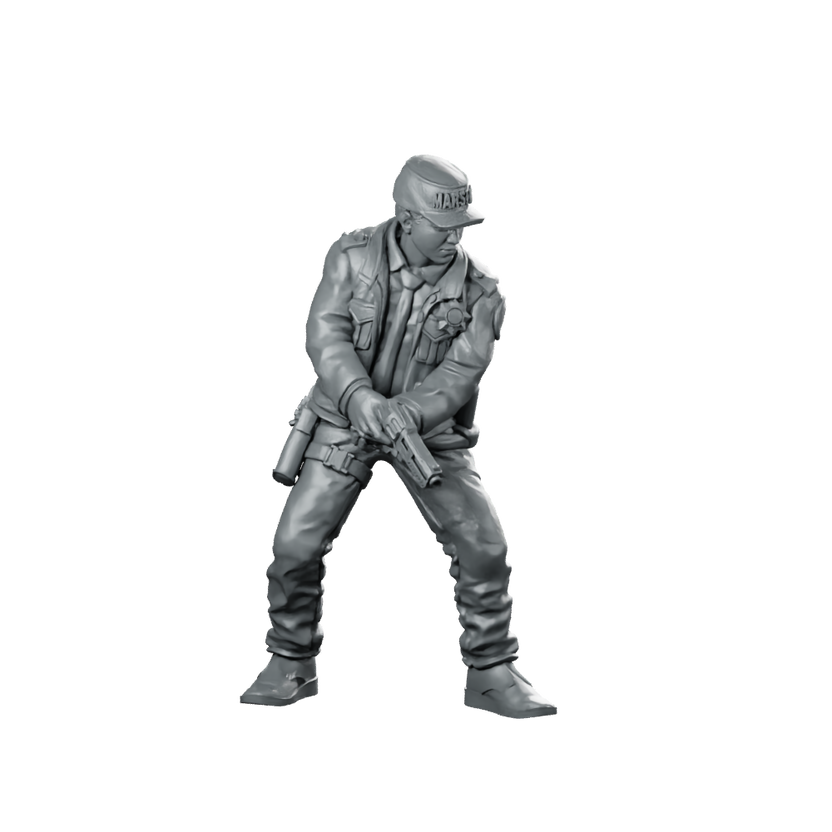 Colonial Marshal Pete Pedro Sci-Fi Lawman Miniature | We Print Miniatures