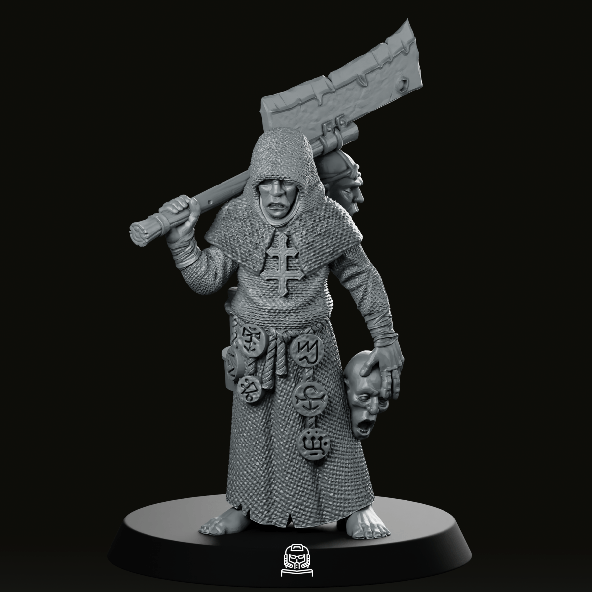 Trench Cultist Dagger Walk Miniature Grimdark Zealot Western Miniature ...