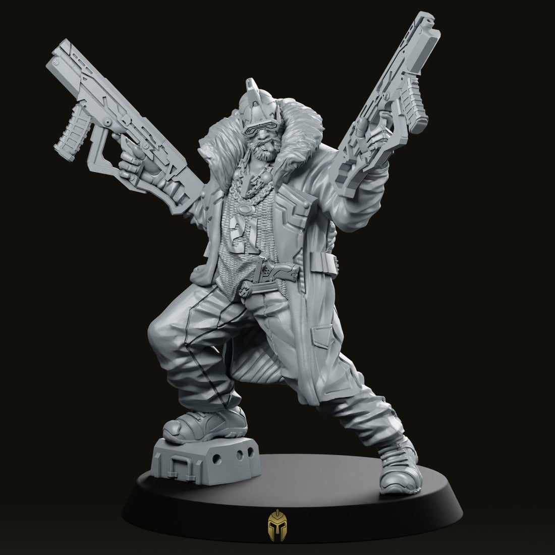 Daboss Cyberpunk Miniature Science Fiction by Unit9 – We Print Miniatures