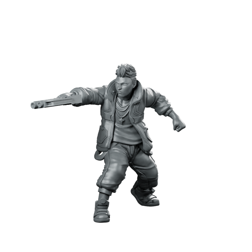 Dee Ramirez Cyber Edgestrider Miniature Science Fiction by Papsikels ...