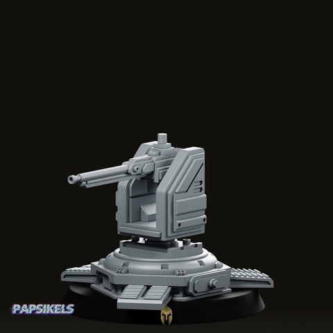 Democracy Machinegun Sentry Miniature Science Fiction by Papsikels ...