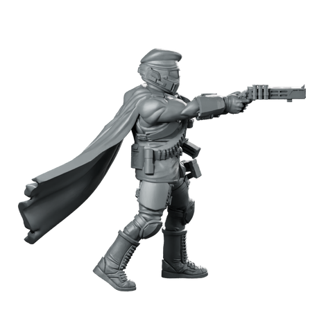 Democracy Trooper Hellhunter A1 Armored Cape Raider | We Print Miniatures