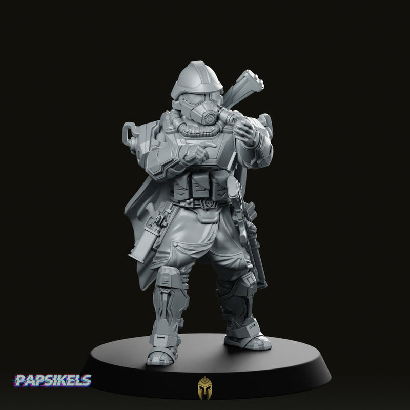 Democracy Trooper Hellmaster A1 Miniature Science Fiction by Papsikels ...