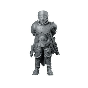Democracy Troopers Hell Inspector 1 Sci-Fi Veteran | We Print Miniatures