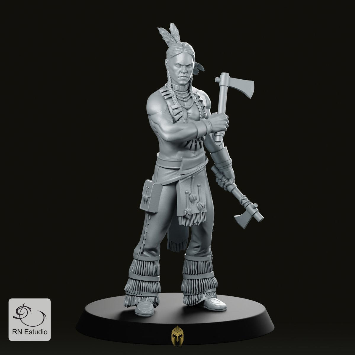 Elan Native American Indian Miniature Fantasy by RN Estudio – We Print ...