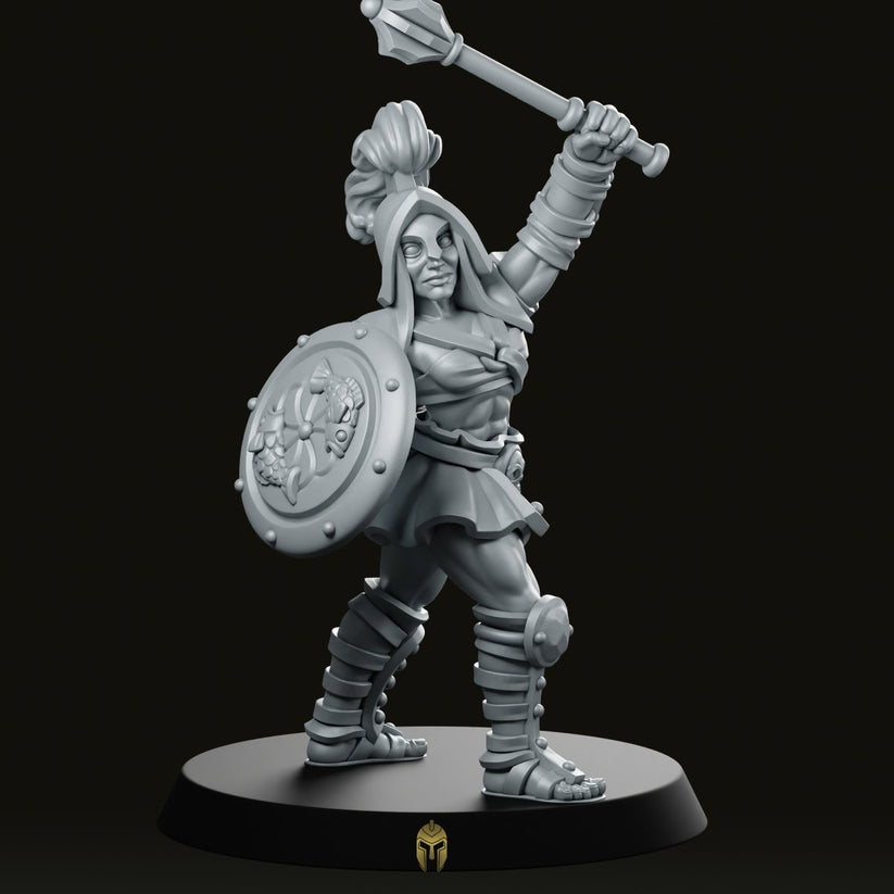 Gladiator Female Fantasy Miniature Fantasy by Vae Victus Miniatures ...