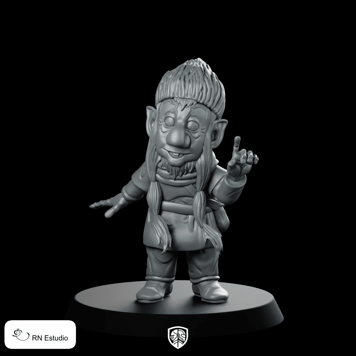 Gloin Dwarf Nosy Informant Hero Fantasy Miniature | We Print Miniatures