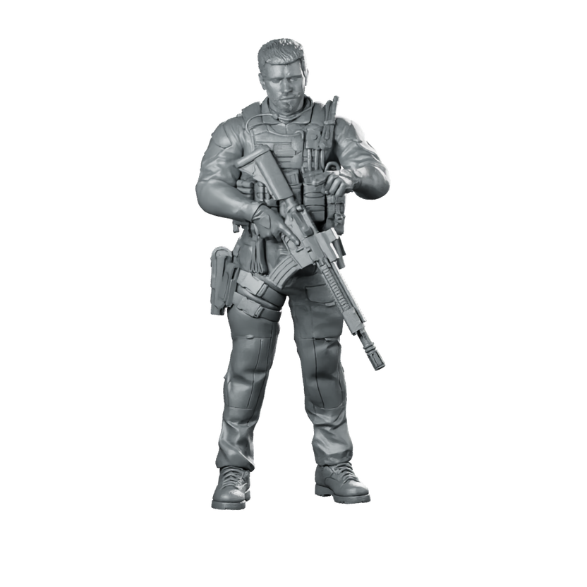 Graves COD Warzone Miniature Tactical Soldier Modern | We Print Miniatures