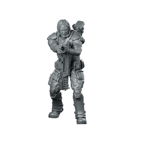 Human Colonial Marine John Winters Sci-Fi Hero | We Print Miniatures