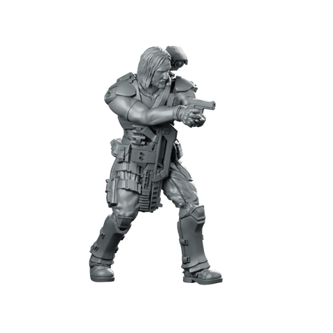 Human Colonial Marine John Winters Sci-Fi Hero | We Print Miniatures