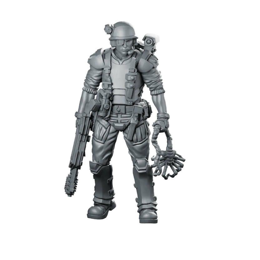 Human Colonial Marine Pvt Michael Brown Miniature Science Fiction by ...