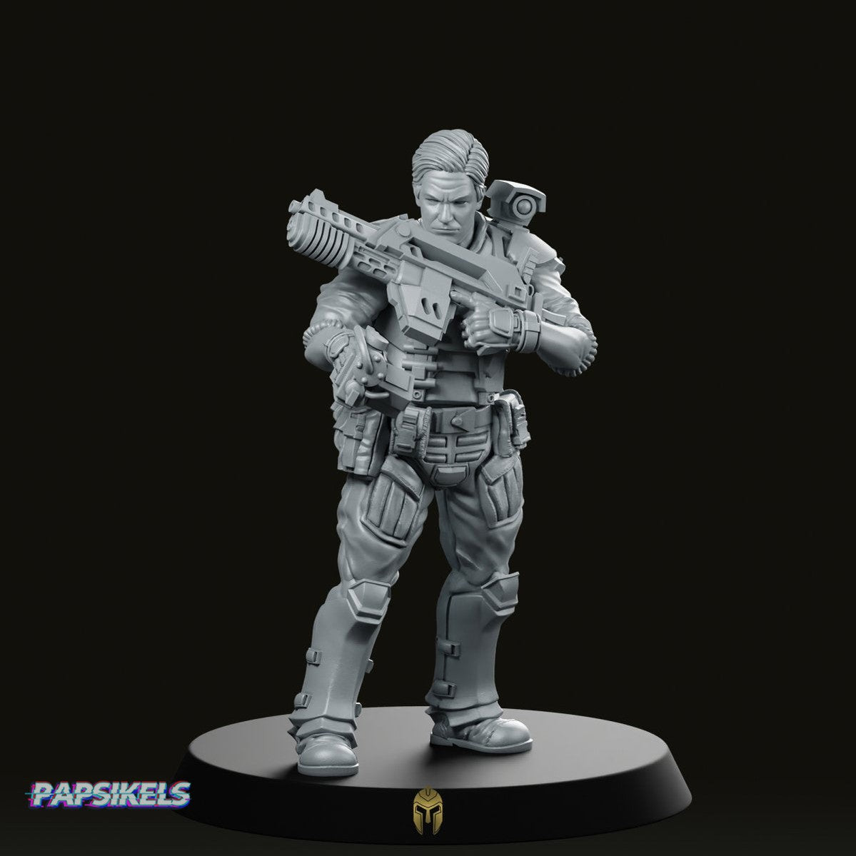 Human Colonial Marine Sgt James Meadows Miniature Science Fiction by ...
