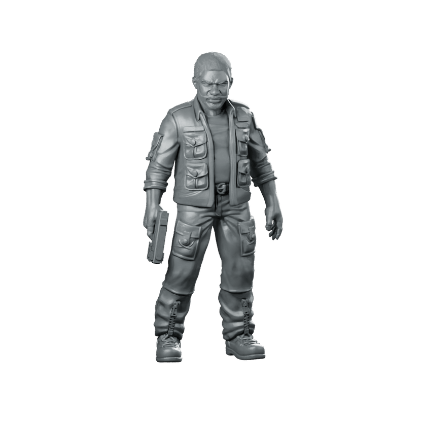 Human Cyborg Chief Security Officer 3 Sci-Fi Miniature | We Print ...