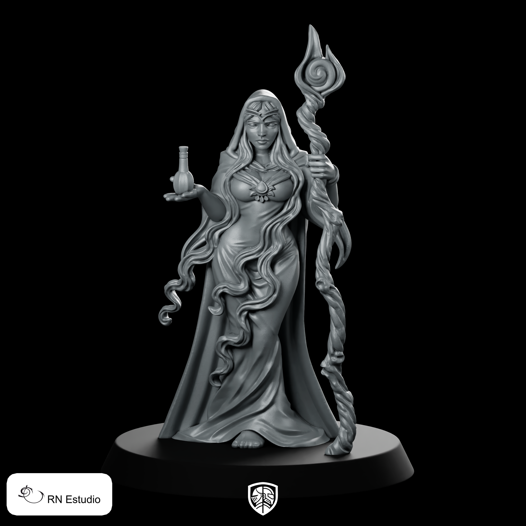 Mage Miriel LOTR Sorceress Miniature Fantasy by RN Estudio – We Print ...