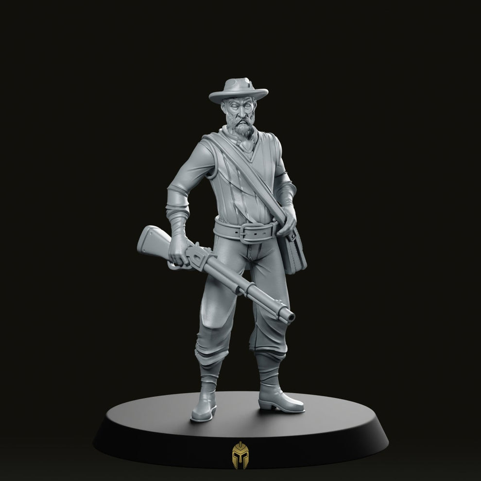 McKenna Cowboy Miniature Large Miniature by CastNPlay – We Print Miniatures