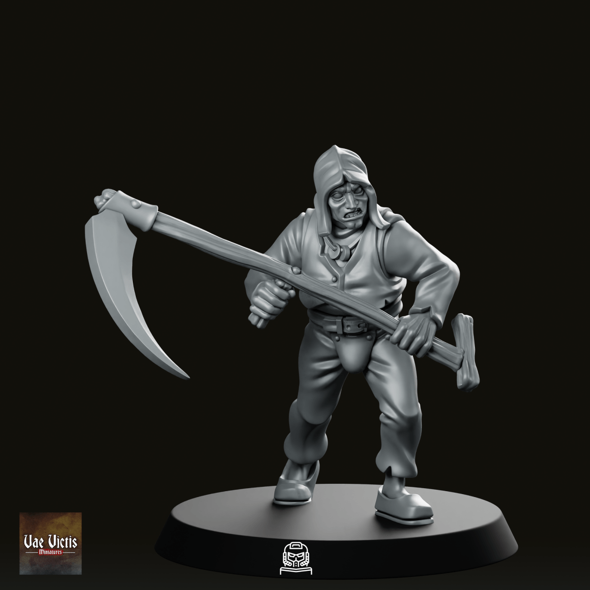 Mob 04 Miniature Grim Reaper Scythe Wielder Fantasy by Vae Victis – We ...