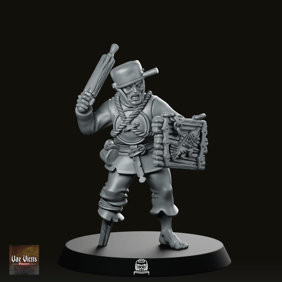 Mob 05 Miniature Villain Gang Leader Enforcer Fantasy by Vae Victis ...