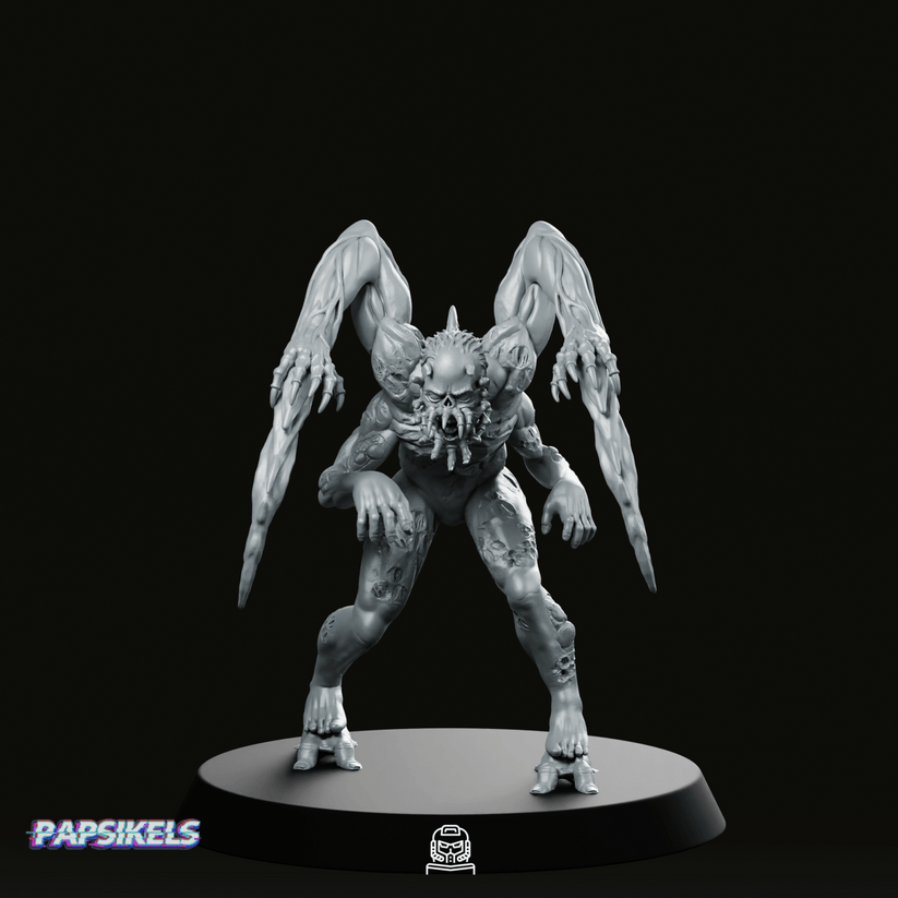 Necromorph Slasher 1 Miniature - We Print Miniatures