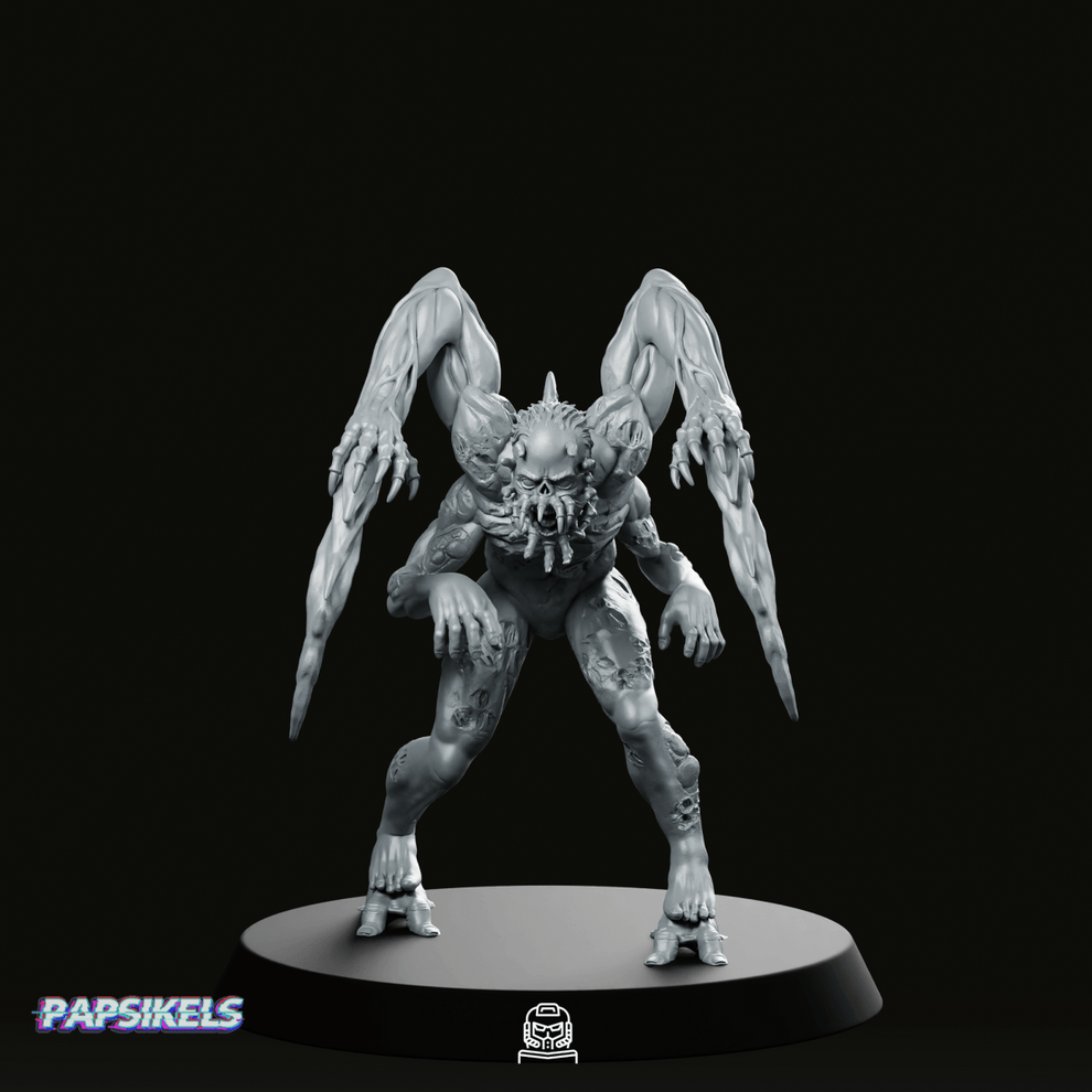 Necromorph Slasher 1 Miniature - We Print Miniatures