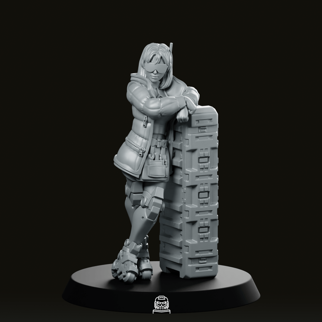 Noir 01 Cyberpunk Miniature Science Fiction by Unit9 – We Print Miniatures