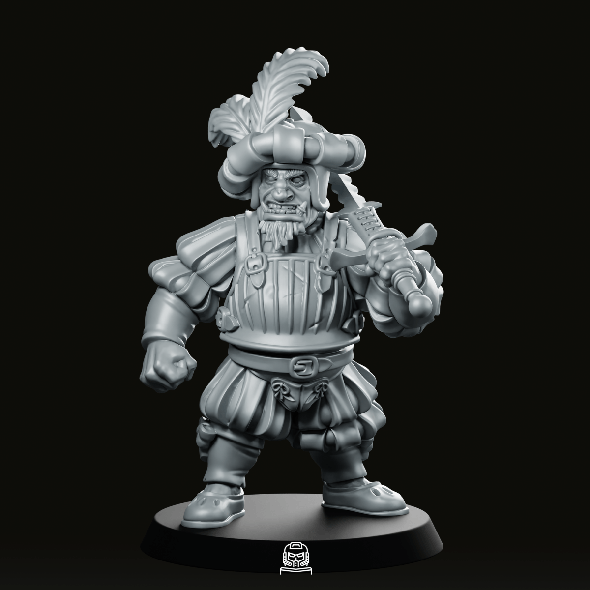 Ogre 03 Miniature Fantasy by Vae Victus Miniatures – We Print Miniatures