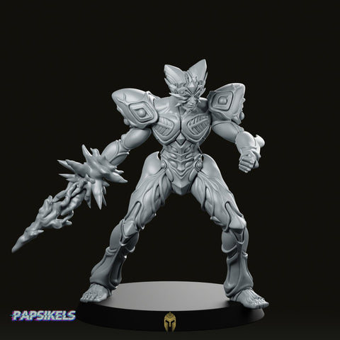 Papsilord Purgestol 3 Sci-Fi Alien Warrior Miniature | We Print Miniatures
