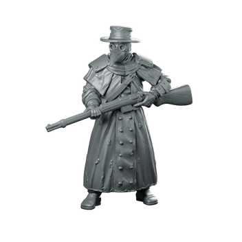 Trench Soldier Plague Pilgrim 1 Masked Rifleman | We Print Miniatures