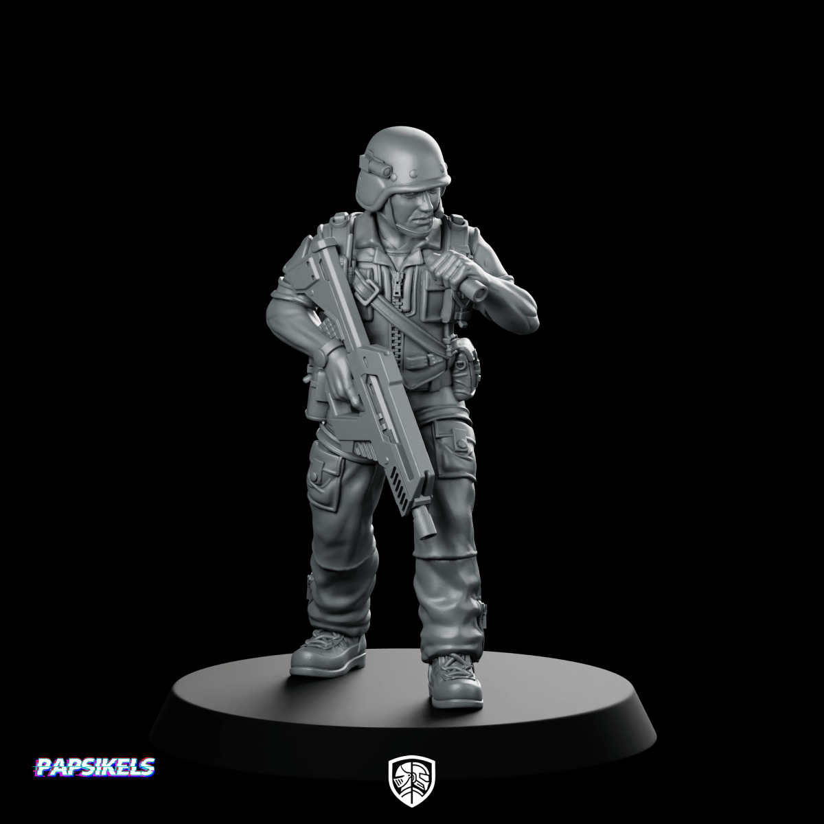 Prodigy Corp Sar Team Member 10 Sci-Fi Miniature | We Print Miniatures