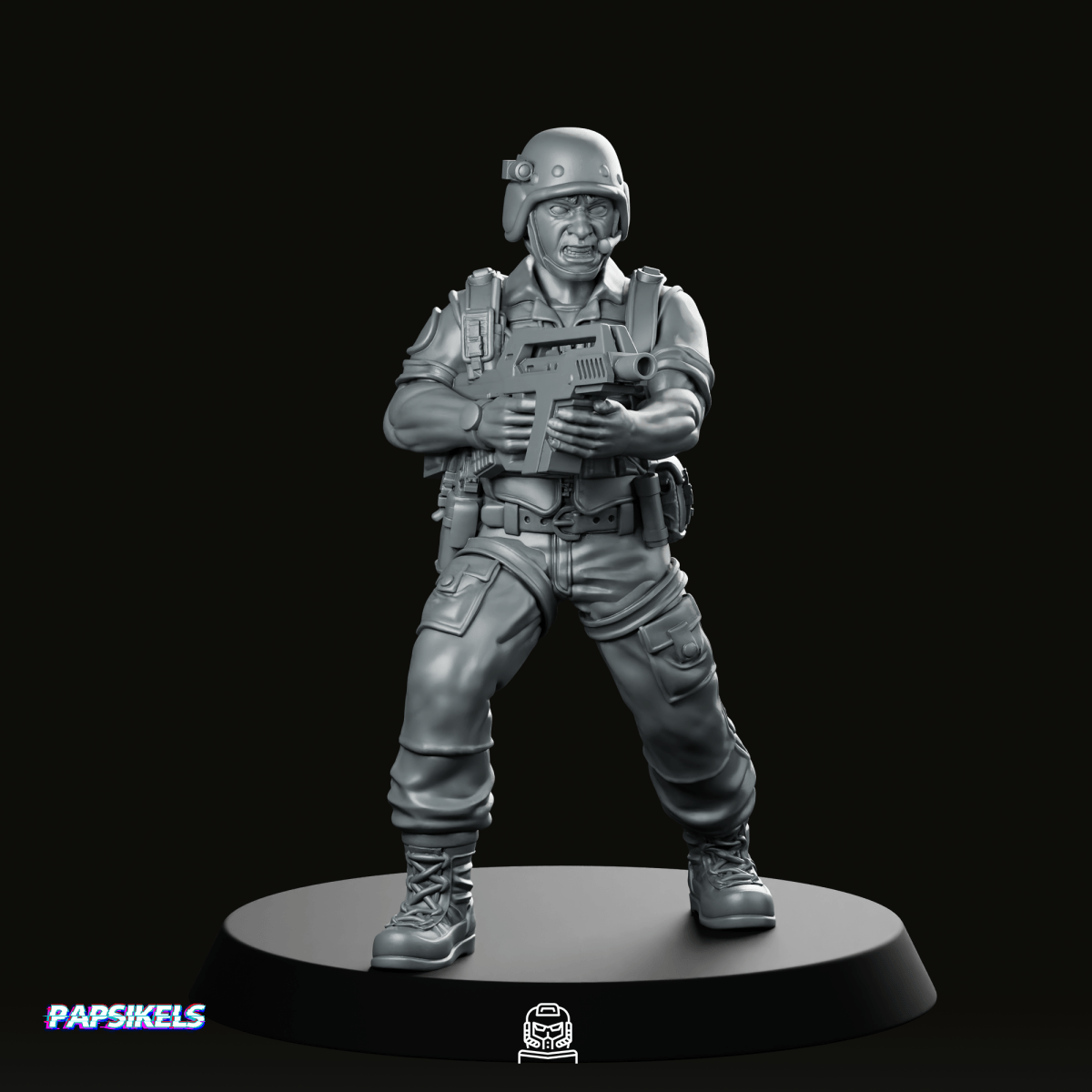 Prodigy Corp Sar Team Member 6 Miniature Science Fiction by Papsikels Miniatures – We Print ...