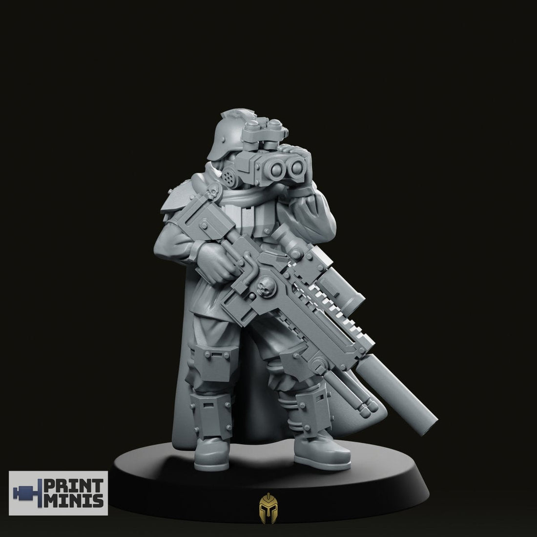 Sniper Pose 2 Miniature Science Fiction by PrintMinis – We Print Miniatures