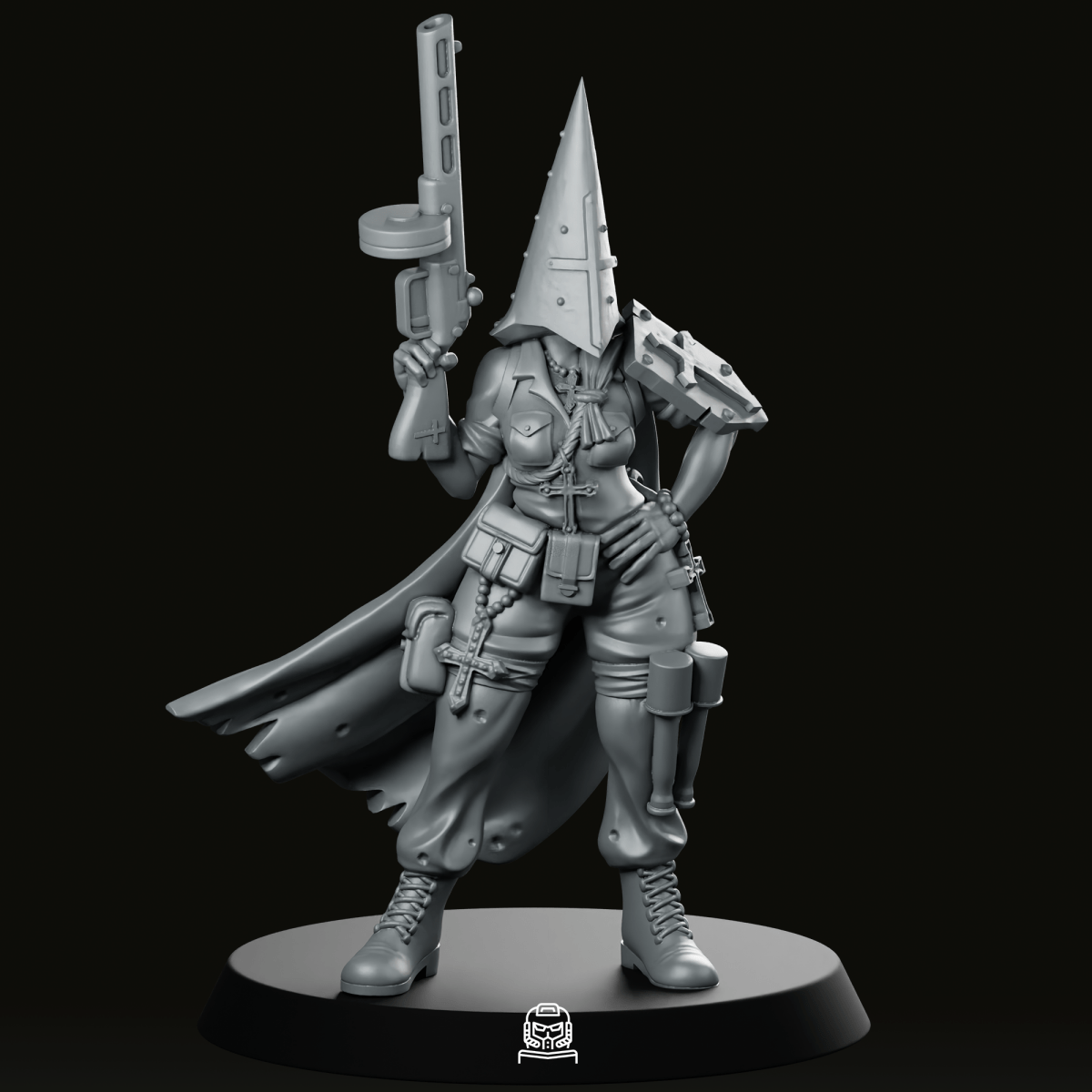Trench Fanatic Autogun Hooded Cultist Soldier | We Print Miniatures