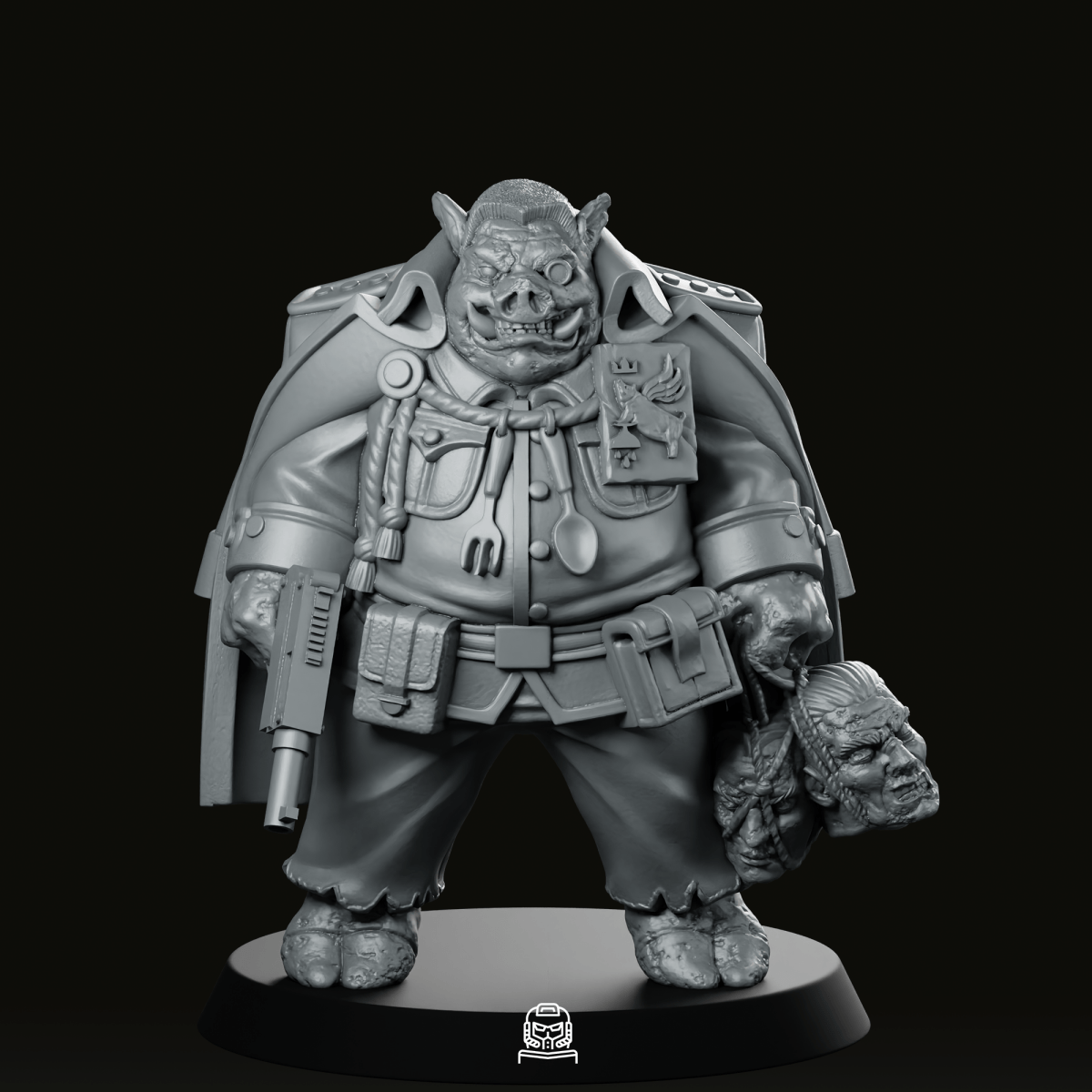 Trench General Miniature Western Miniature by Onmioji – We Print Miniatures