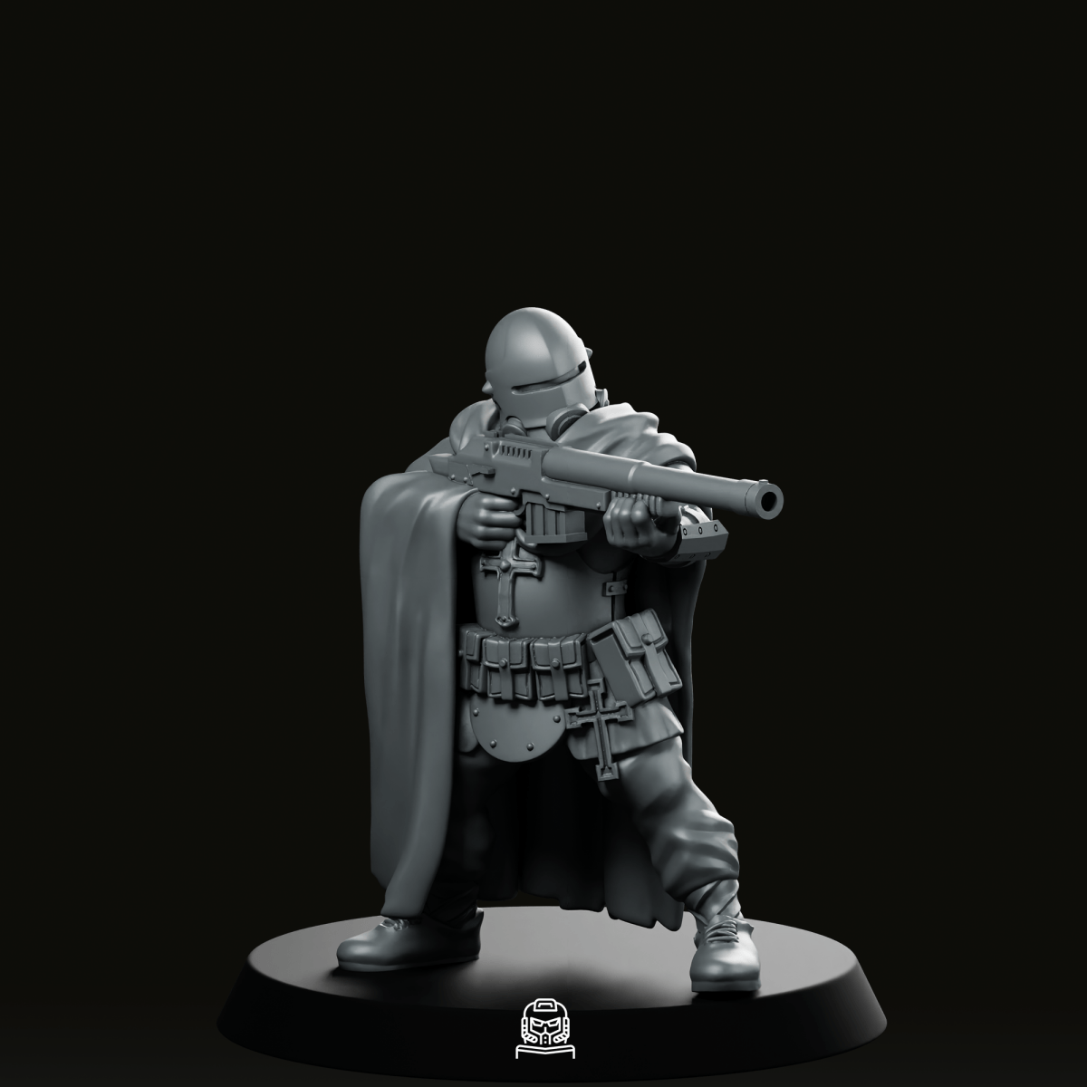 Trooper Sniper Trench Crusade Miniature Western Miniature by Onmioji ...