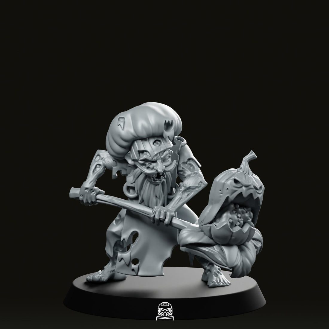 Undead Baker Miniature Fantasy by CastNPlay – We Print Miniatures