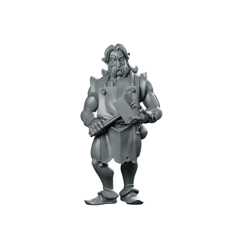 Village Blacksmith Miniature Fantasy by Vae Victis – We Print Miniatures