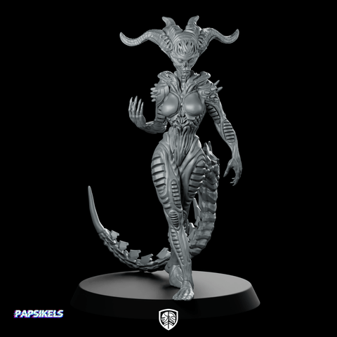 Xeno Temptress Female Alien Miniature Science Fiction by Papsikels ...