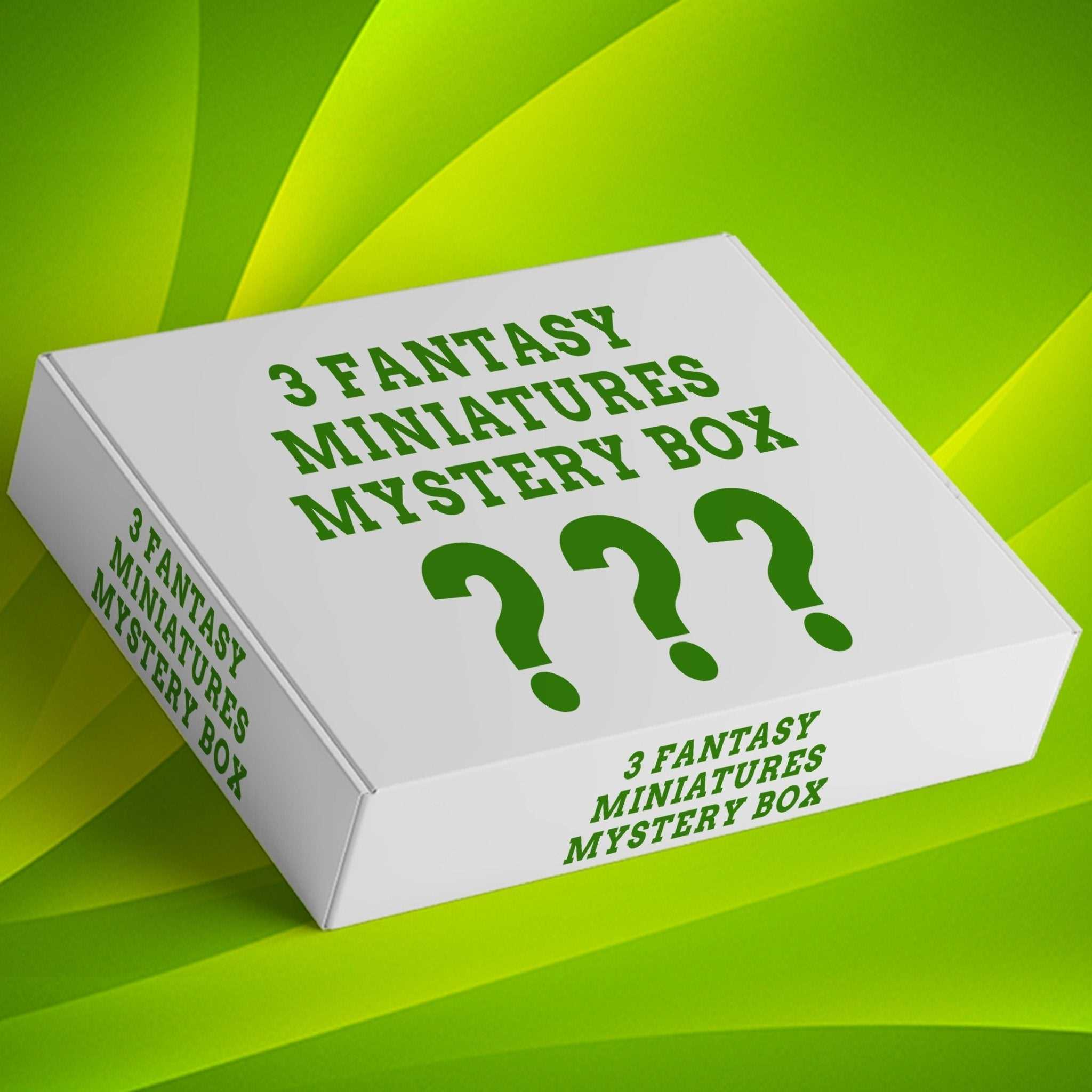 We Print Miniatures on-demand from our range of over 3000 models